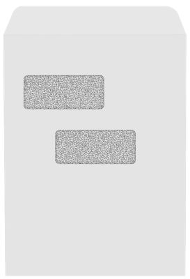 28lb. White w/ Sec Tint, P&S 9 x 12 Envelopes | Double Window | (9 x 12 ...
