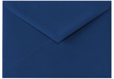 Navy Blue A2 Envelopes | Pointed Flap | (4 3/8 x 5 3/4) | Envelopes.com