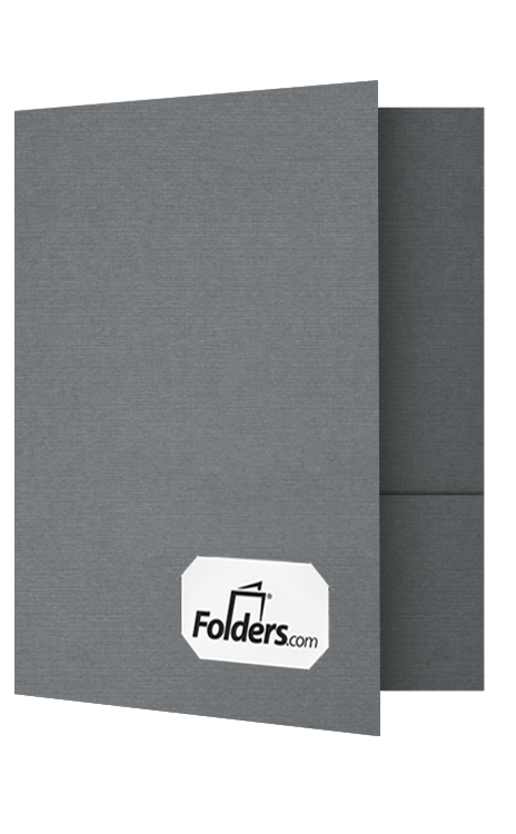 Blank 9 x 12 Presentation Folder w/Front Cover Lower Right Card Slits ...