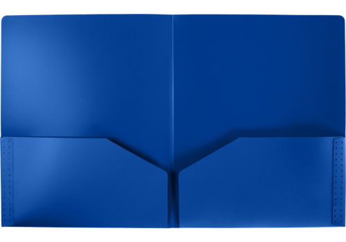 Blue Pocket Folder
